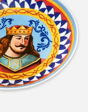 Dolce & Gabbana Set 2 Porcelain Soup Plates - Multicolor
