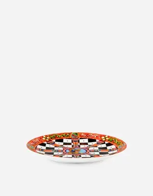 Dolce & Gabbana Set 2 Porcelain Dinner Plates - Multicolor