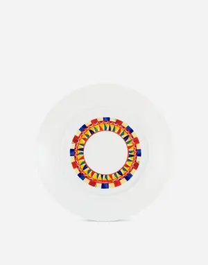 Dolce & Gabbana Set 2 Porcelain Dinner Plates - Multicolor
