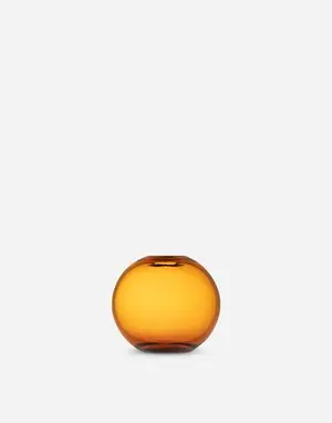 Dolce & Gabbana Small Vase In Transparent Murano Glass - Multicolor