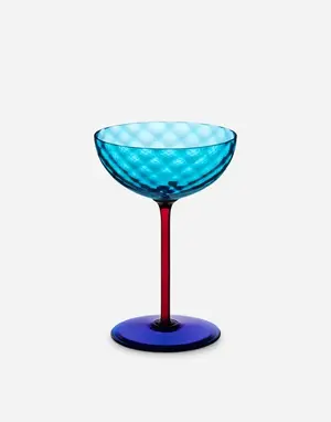 Dolce & Gabbana Hand-blown Murano Champagne Glass - Multicolor