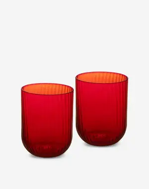 Dolce & Gabbana Hand-blown Murano Beverage Glasses Set 2 - Multicolor