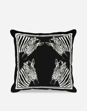 Dolce & Gabbana Velvet Cushion Large - Multicolor