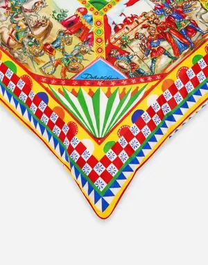 Dolce & Gabbana Silk Twill Cushion Large