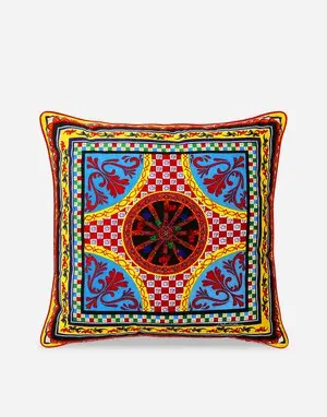 Dolce & Gabbana Velvet Cushion Large - Multicolor