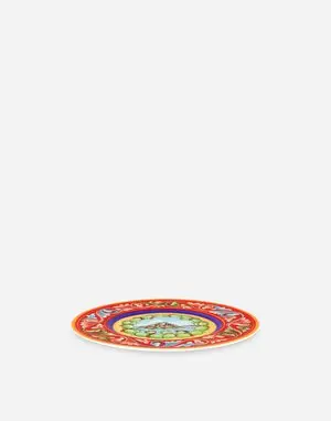 Dolce & Gabbana Set 2 Dessert Plates In Fine Porcelain