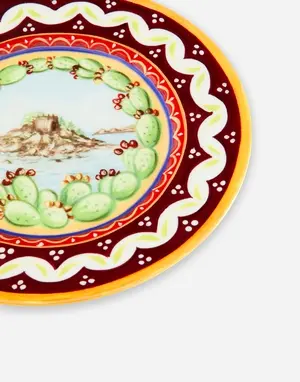 Dolce & Gabbana Set 2 Bread Plates In Fine Porcelain