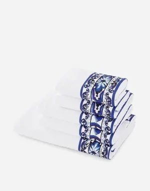 Dolce & Gabbana Set Of 5 Terry Cotton Towels - Multicolor