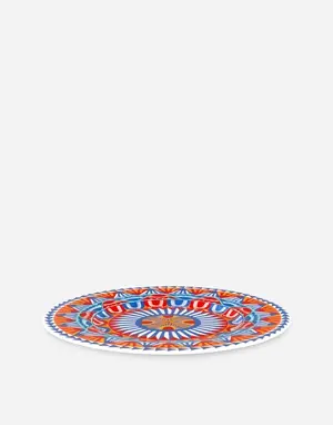 Dolce & Gabbana Set 2 Dinner Plates In Fine Porcelain
