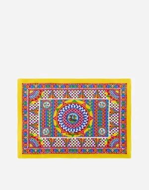 Dolce & Gabbana Set Linen Placemat And Napkin