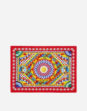 Dolce & Gabbana Set Linen Placemat And Napkin - Multicolor