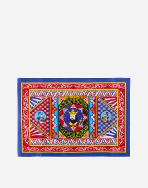 Dolce & Gabbana Set Linen Placemat And Napkin