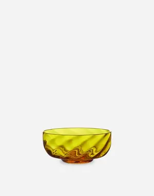 Dolce & Gabbana Set 2 Hand-blown Murano Glass Ice Cream Bowls