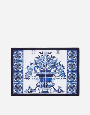 Dolce & Gabbana Set Linen Placemat And Napkin