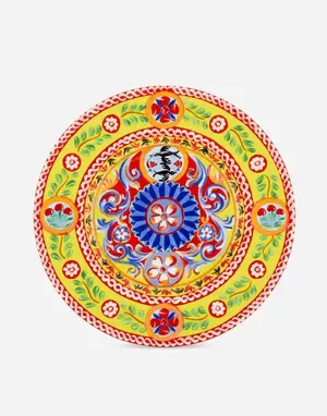 Dolce & Gabbana Charger Plate In Fine Porcelain - Multicolor