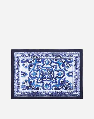 Dolce & Gabbana Set Linen Placemat And Napkin