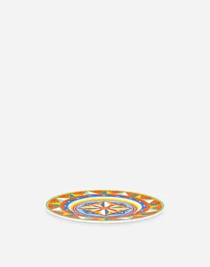 Dolce & Gabbana Set 2 Dessert Plates In Fine Porcelain