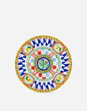 Dolce & Gabbana Set 2 Soup Plates In Fine Porcelain