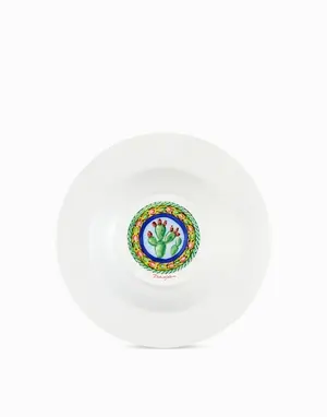 Dolce & Gabbana Set 2 Soup Plates In Fine Porcelain