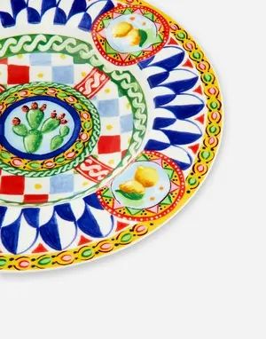 Dolce & Gabbana Set 2 Soup Plates In Fine Porcelain