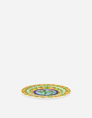 Dolce & Gabbana Set 2 Bread Plates In Fine Porcelain - Multicolor