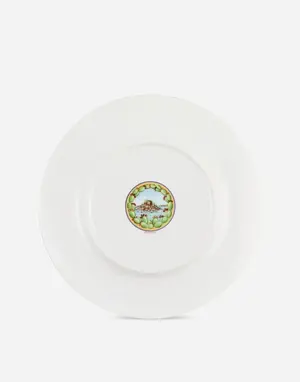 Dolce & Gabbana Set 2 Dinner Plates In Fine Porcelain
