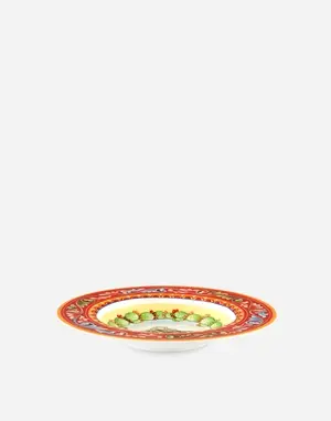 Dolce & Gabbana Set 2 Soup Plates In Fine Porcelain