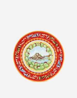Dolce & Gabbana Set 2 Soup Plates In Fine Porcelain