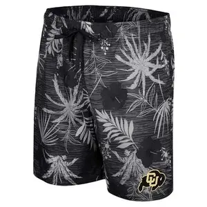 COLOSSEUM Colorado Buffaloes Floral Swim Shorts