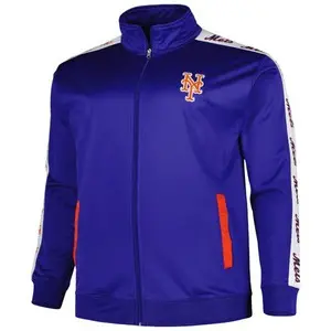 Profile New York Mets Big & Tall Tricot Track Full-zip Jacket