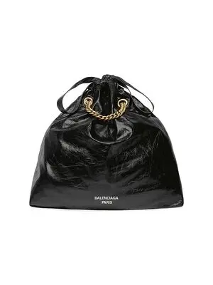 Balenciaga Balenciaga Crush Tote Bag - Black