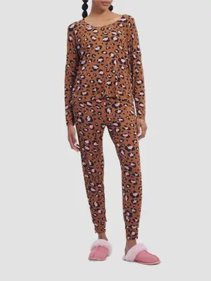 UGG Ecovero Jersey Printed Pajama Set