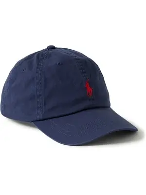 Ralph Lauren Polo Ralph Lauren - Logo-Embroidered Cotton-Twill Baseball Cap - Men - Blue Blue
