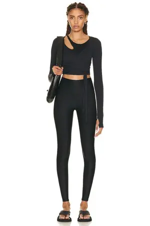 Alo Yoga High Waisted Airlift Legging - Black