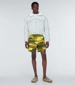 ERL Printed Cotton Shorts