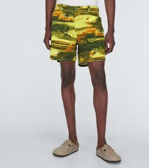 ERL Printed Cotton Shorts