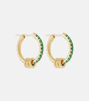 SPINELLI KILCOLLIN Ara 18kt Earrings With Emeralds - Gold
