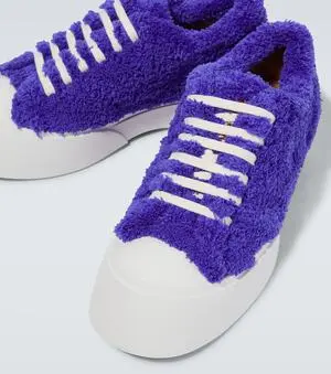 Marni Pablo Fuzzy Low-top Sneakers