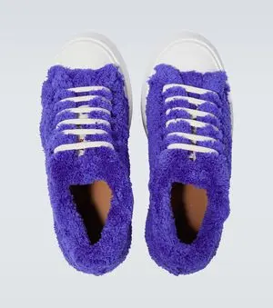 Marni Pablo Fuzzy Low-top Sneakers