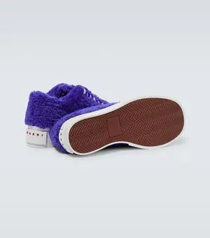 Marni Pablo Fuzzy Low-top Sneakers