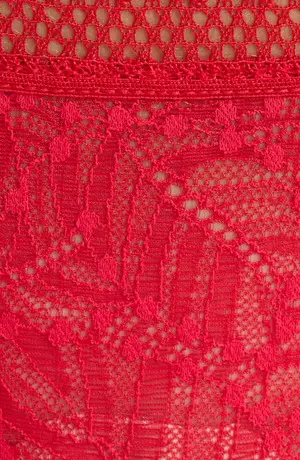 Simone Perele Comete Lace Tanga - Ruby