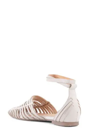 Seychelles Trinket Ankle Strap Flat - Off White
