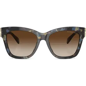Michael Kors Michael Kors Empire 55mm Gradient Cat Eye Sunglasses Brown Grad