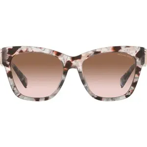 Michael Kors Empire 55mm Gradient Cat Eye Sunglasses - Pink Tortoise
