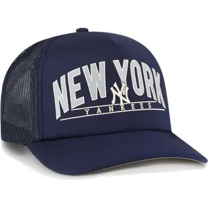 '47 47 New York Yankees Backhaul Foam Trucker Snapback Hat