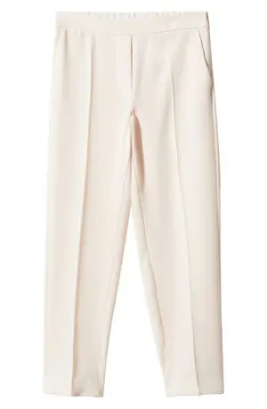 Mango Flowy Straight-leg Suit Trousers