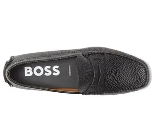 BOSS Grain Leather Moccasins