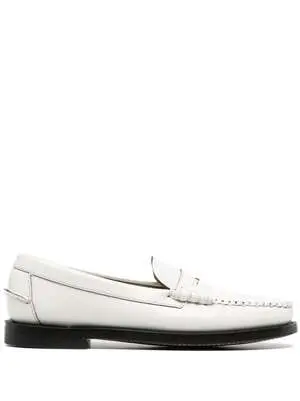 SEBAGO Dan Penny-slot Leather Loafers - White