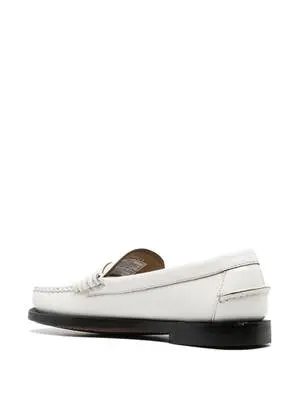 SEBAGO Dan Penny-slot Leather Loafers - White
