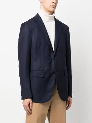 Zegna Notched-lapels Wool Blazer